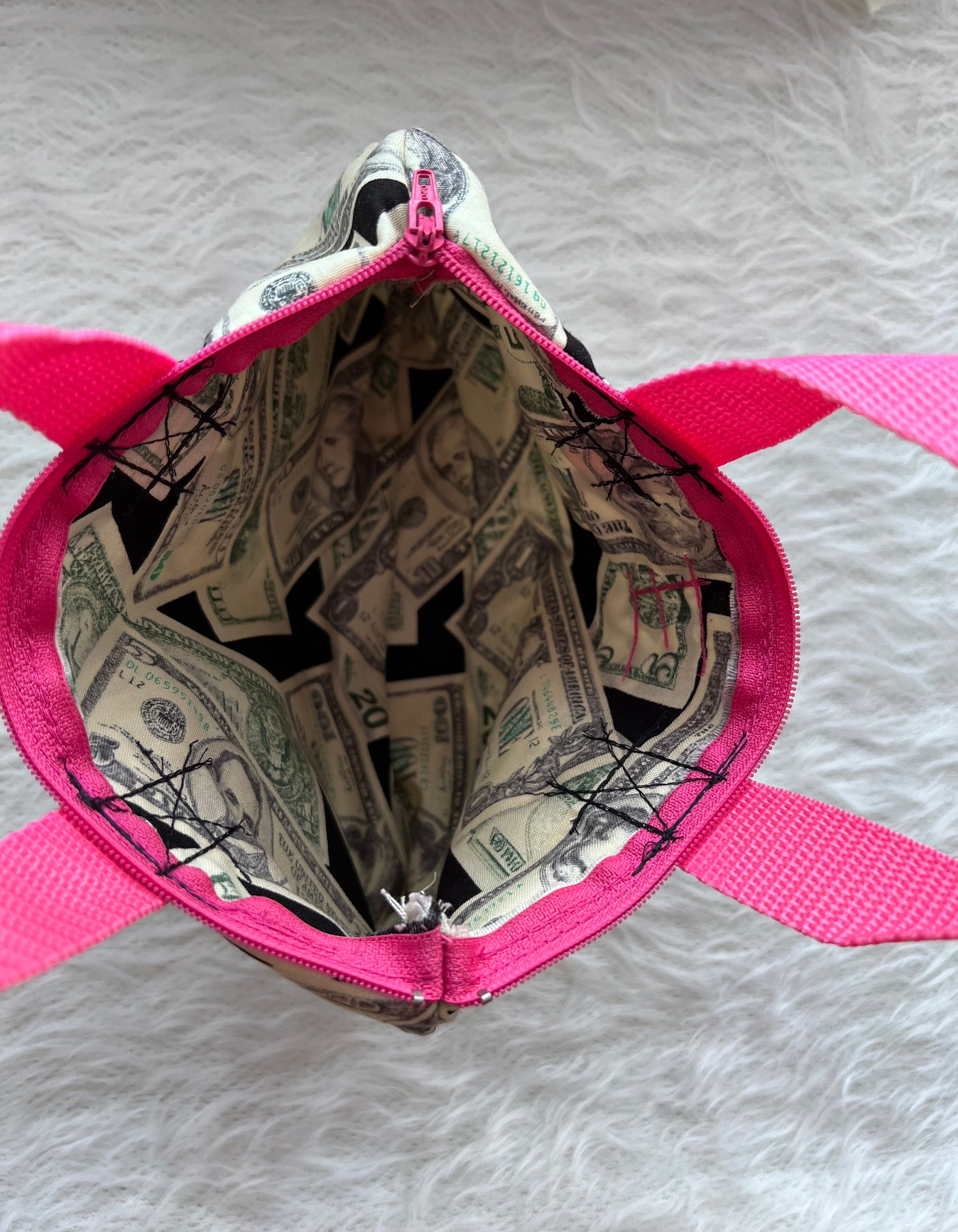 Raquel Thomas Money Bag - Etsy