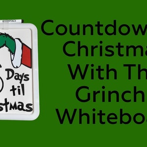 The Grinch Whiteboard - Etsy