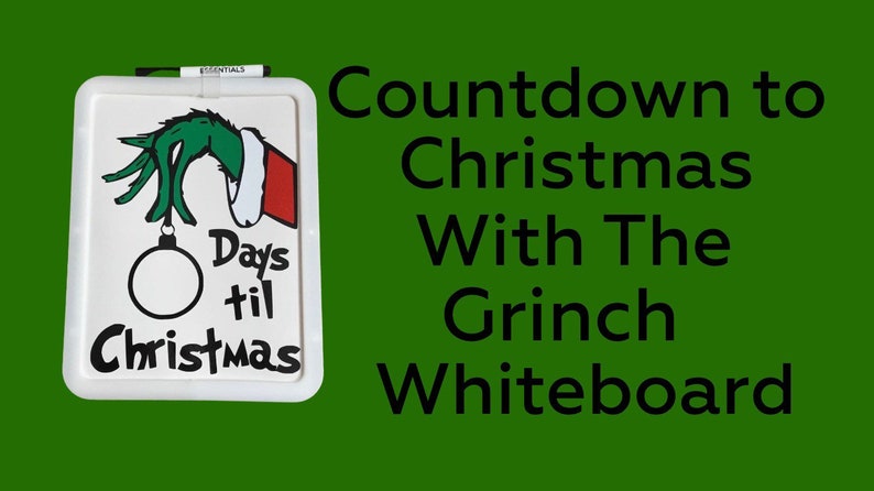The Grinch Whiteboard - Etsy