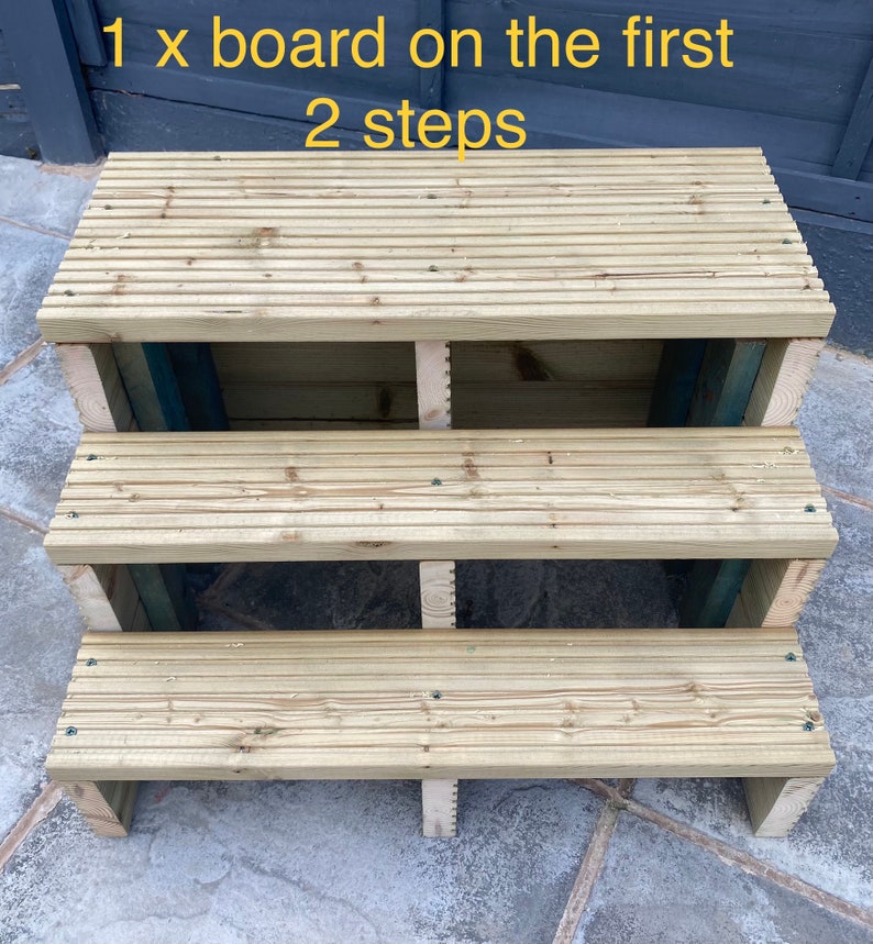 3 Tier / Rise Hot Tub Steps / Spa Steps / Caravan Steps - Etsy