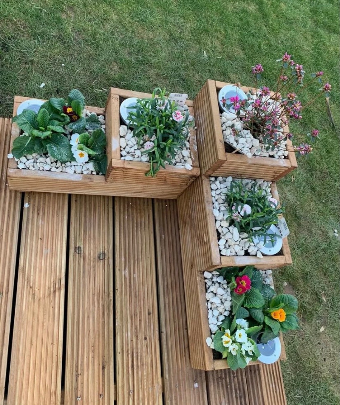 Corner Garden planter decking boards | Etsy