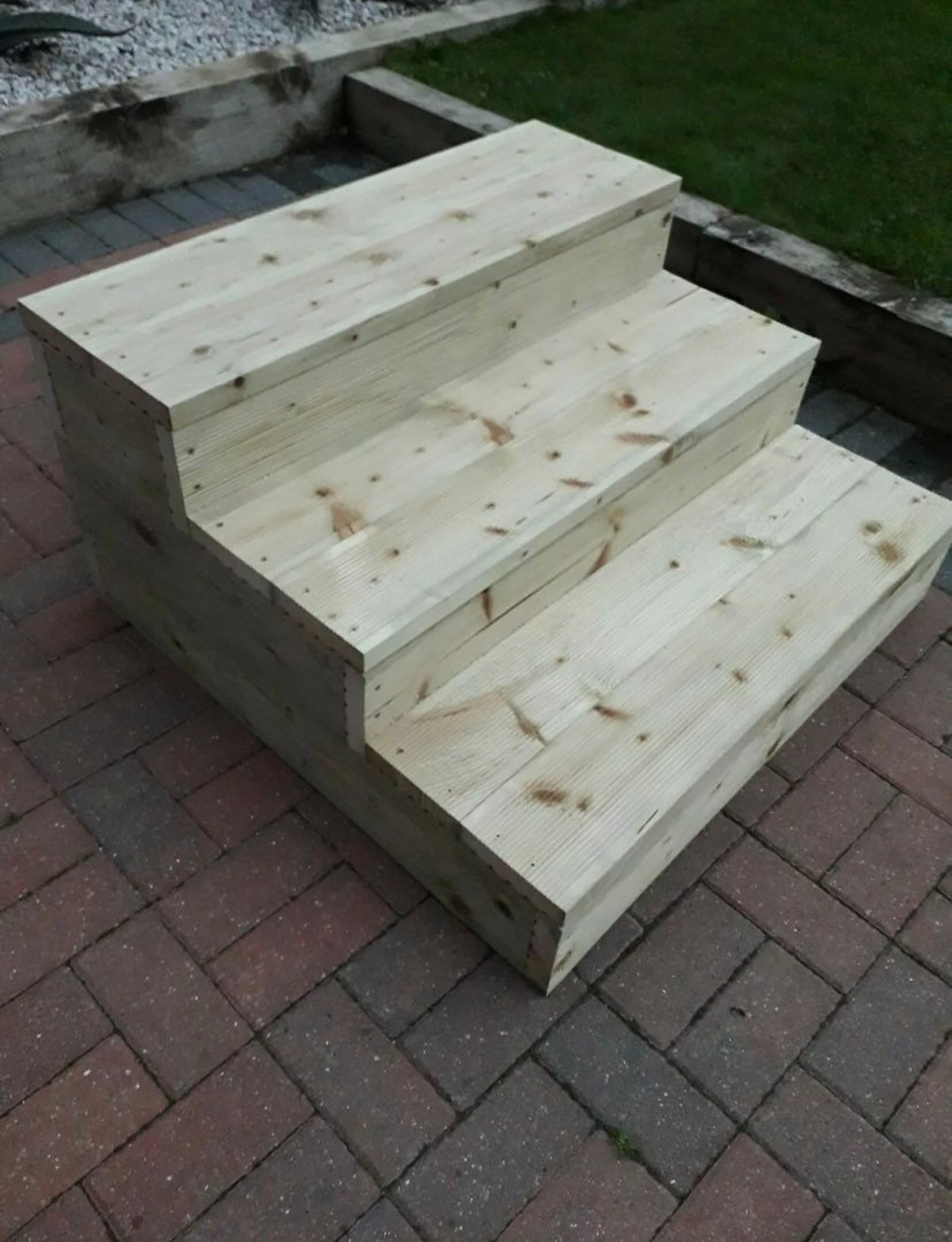 Hot Tub / Garden Steps / Spa Steps Decking Wooden Colours - Etsy UK