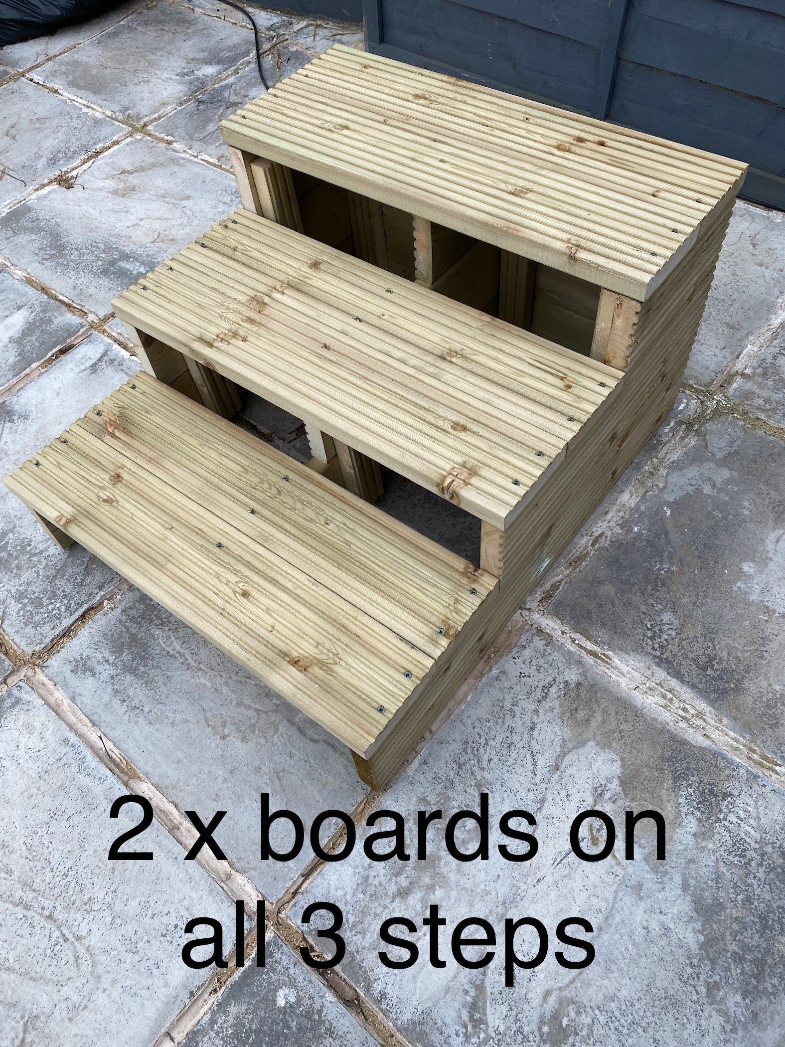 Hot Tub / Spa Steps 3 Step / Decking Boards / Treated - Etsy UK