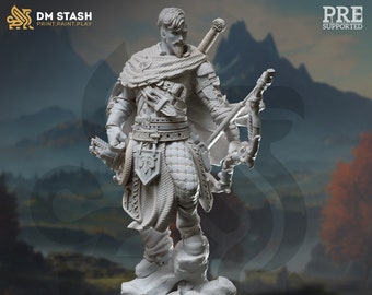 Human Male Ranger Miniature - Etsy