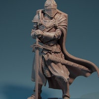 Elf Paladin Mini for Dnd Miniatures Fighter Mini Dnd Warrior Dnd Mini ...