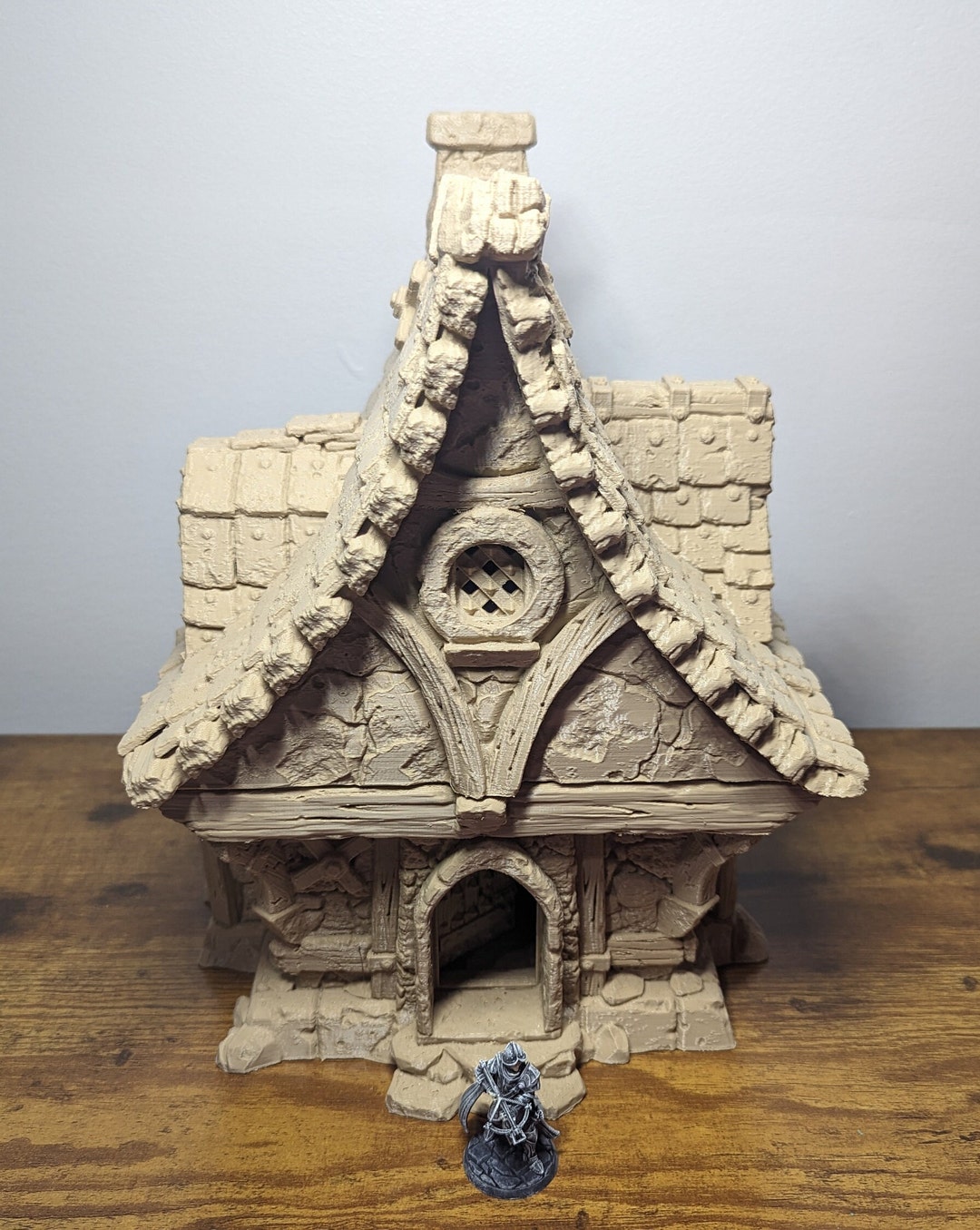Dnd TTRPG Pathfinder Building Medieval Cottage House Unpainted - Etsy
