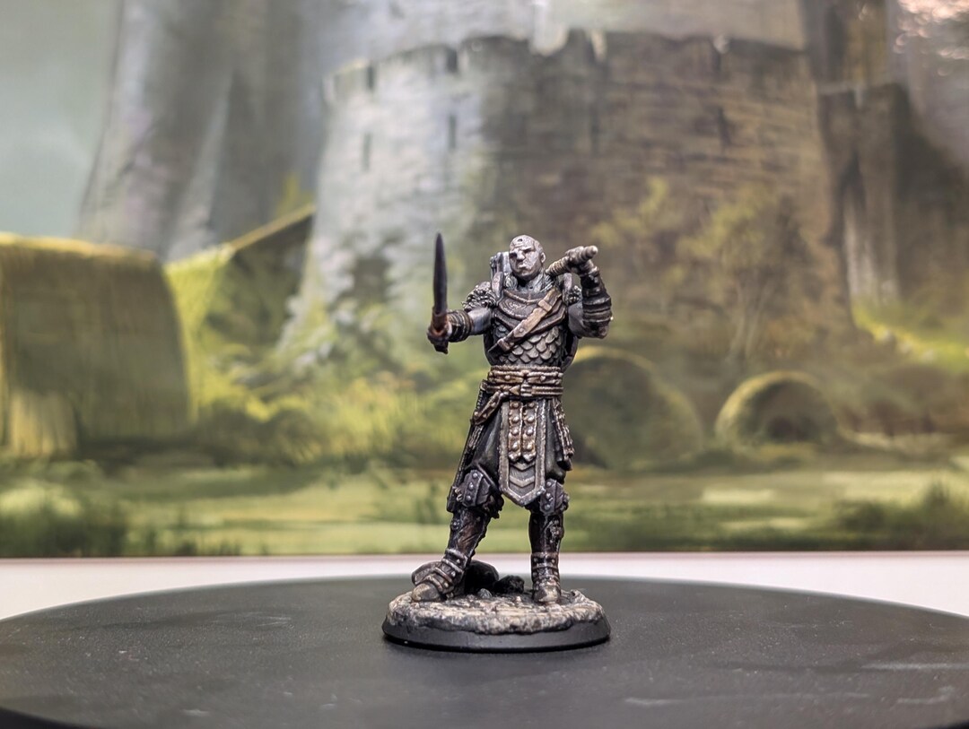 Dnd Pathfinder TTRPG Male Goliath Paladin Fighter Barbarian Painted ...