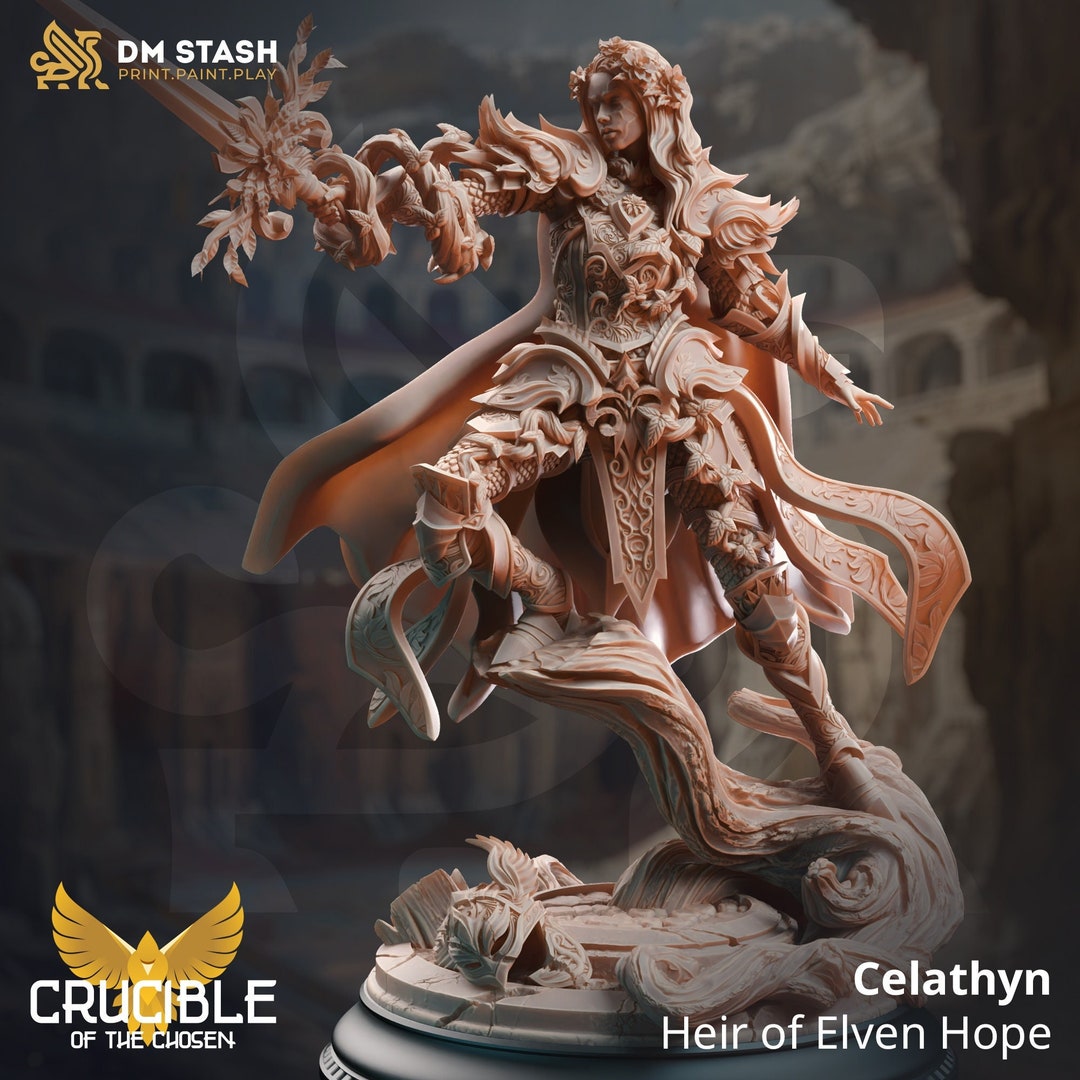 Dnd | Pathfinder | TTRPG Hero - Female Elf Celathyn - Heir of Elven ...