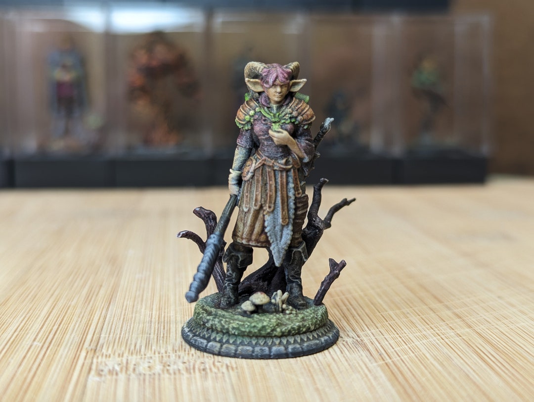 Dnd Pathfinder TTRPG Female Firbolg Fighter Hunter Ranger Druid Painted ...