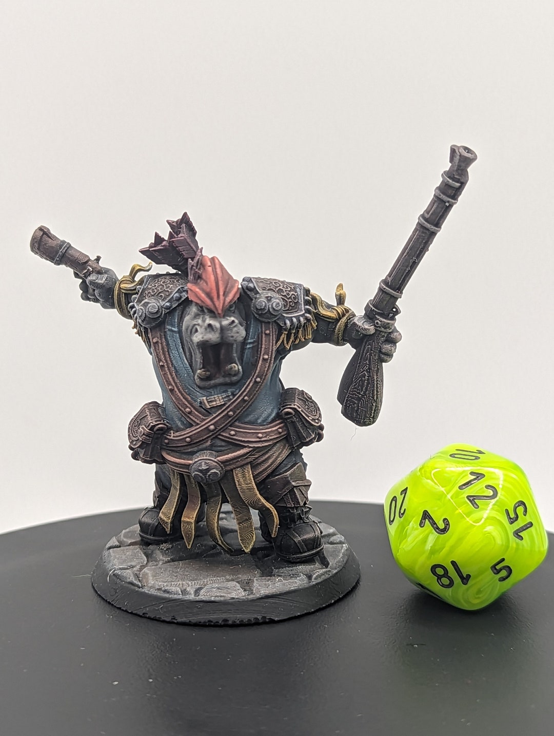 Dnd Male Giff Gunslinger Fighter Rouge Artificer Painted - Etsy