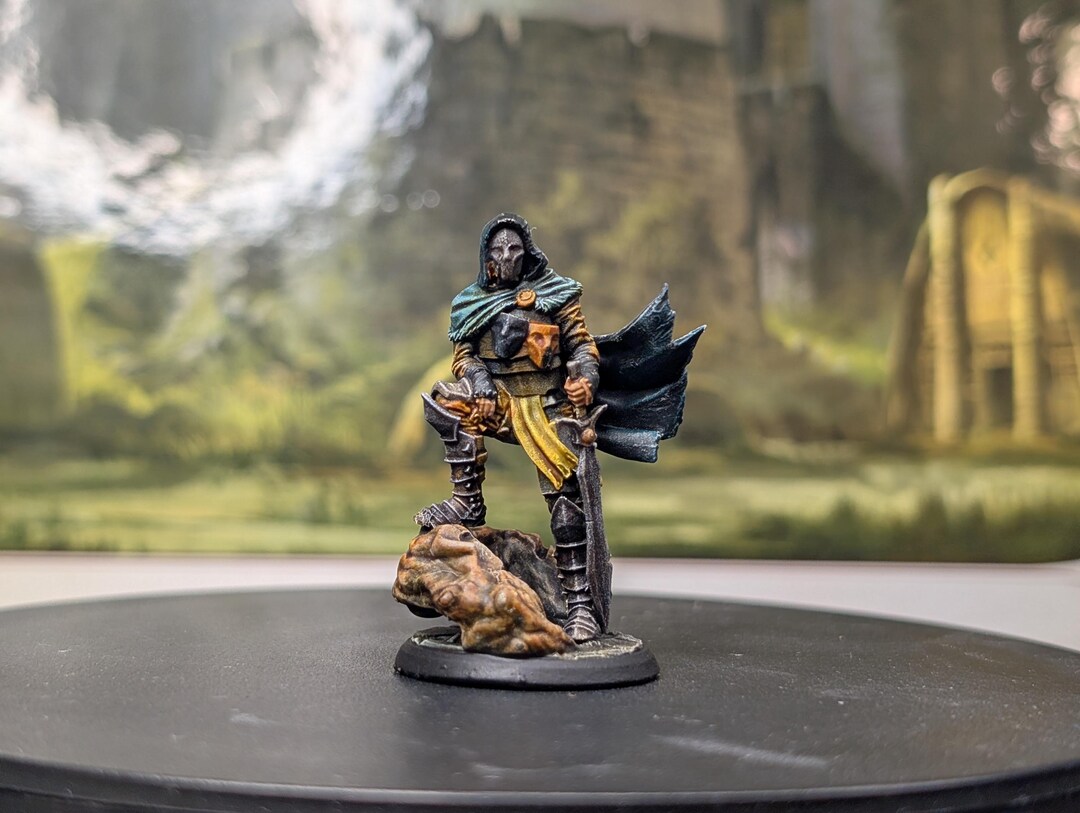 Dnd Pathfinder TTRPG Male Human Assassin Rogue Fighter Painted ...