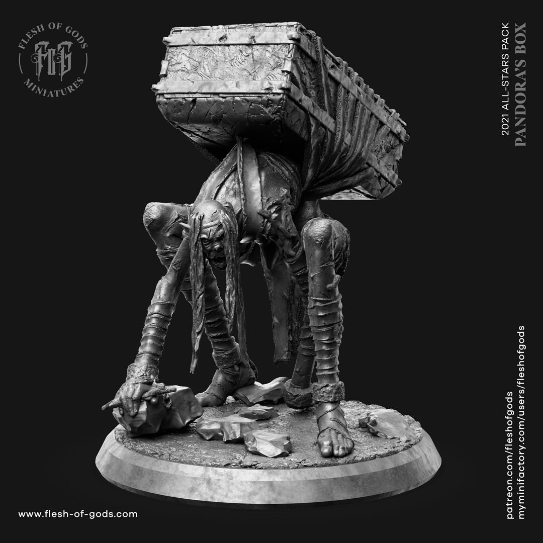 Dnd Monster - Abomination Unpainted Miniature - Etsy