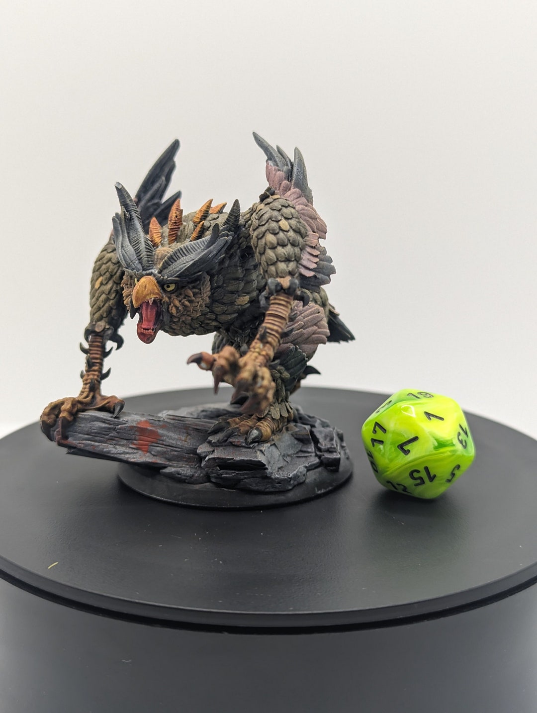Dnd Owlbear Dreadowl Monster of the Forsaken Grove Painted - Etsy