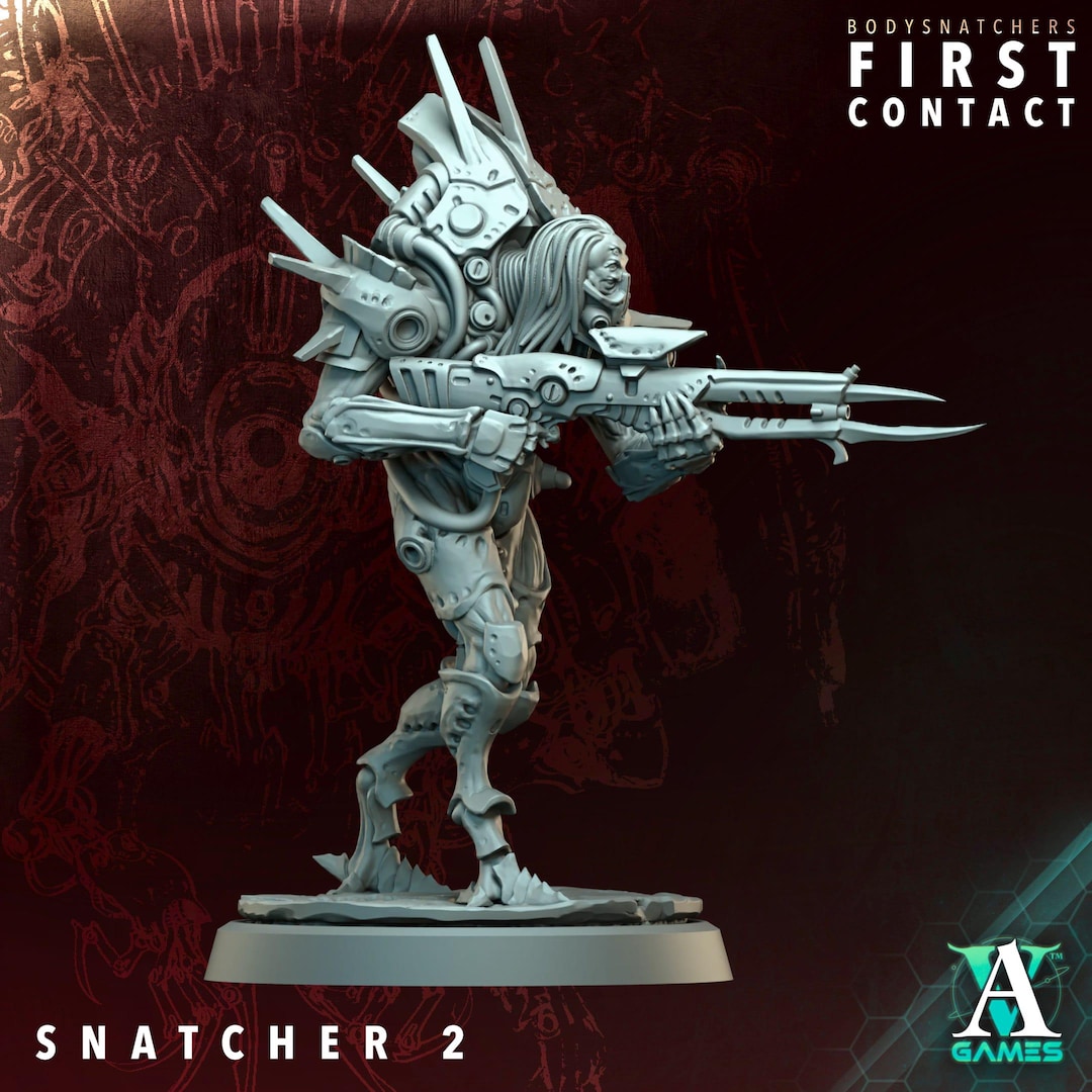 Snatcher 2 Scifi Wargaming Unpainted Miniature - Etsy