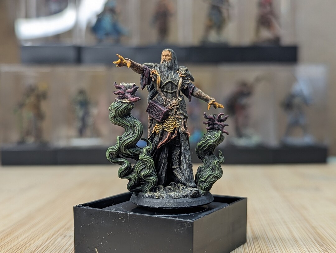 Dnd Pathfinder TTRPG Archmage Wizard Boss Painted Miniature - Etsy