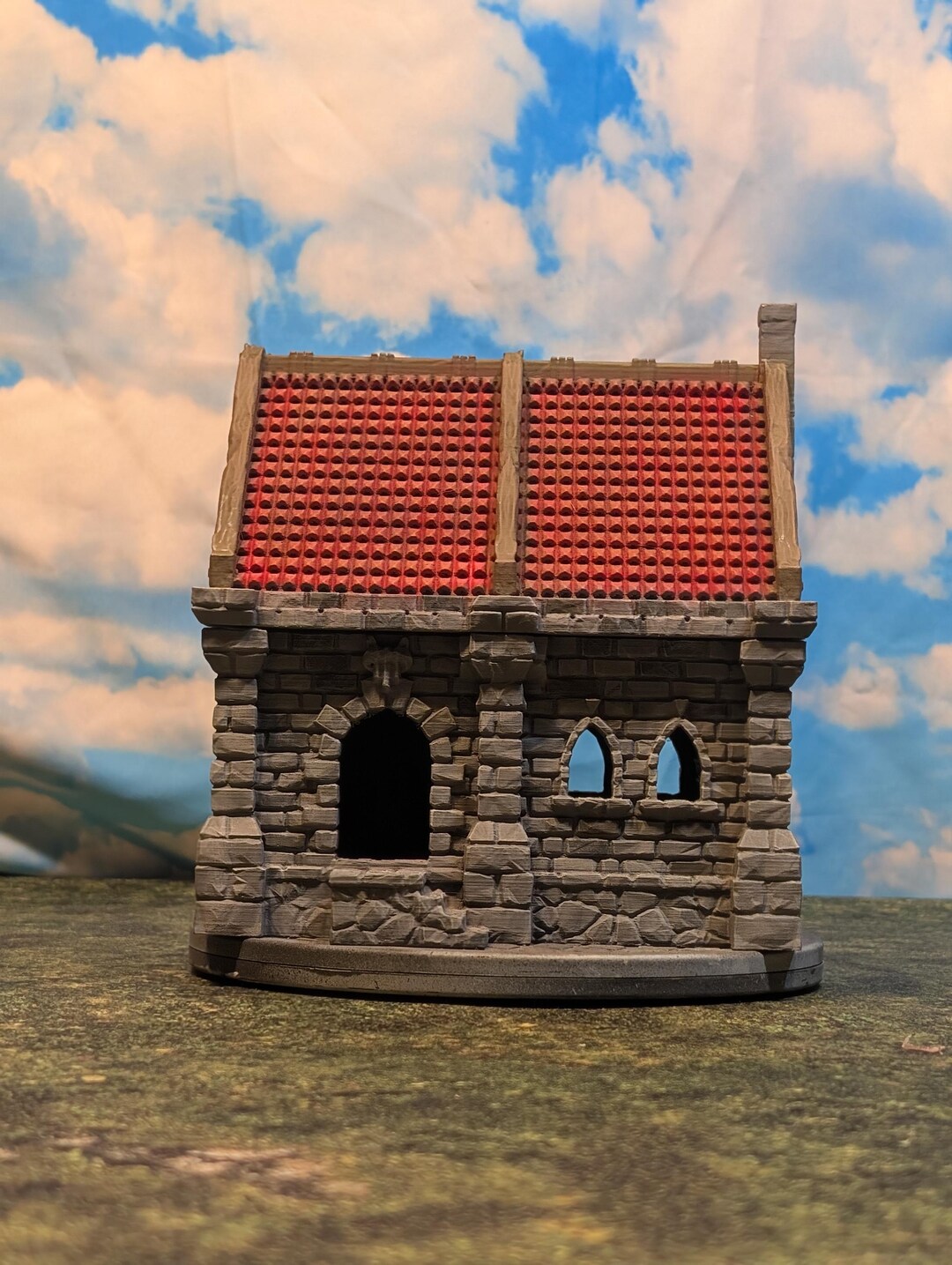 Dnd TTRPG Pathfinder One Story House Painted Building - Etsy