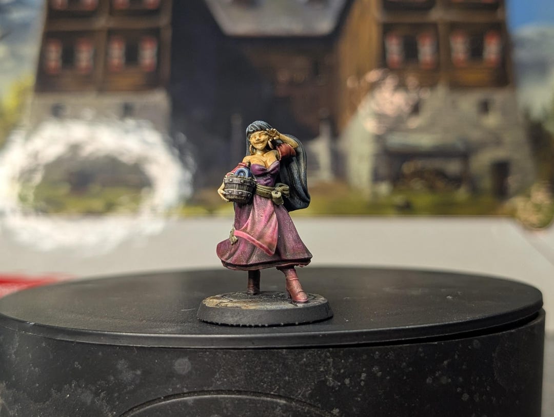 Dnd Pathfinder TTRPG Female Human Maiden Bard Sorcerer Painted ...