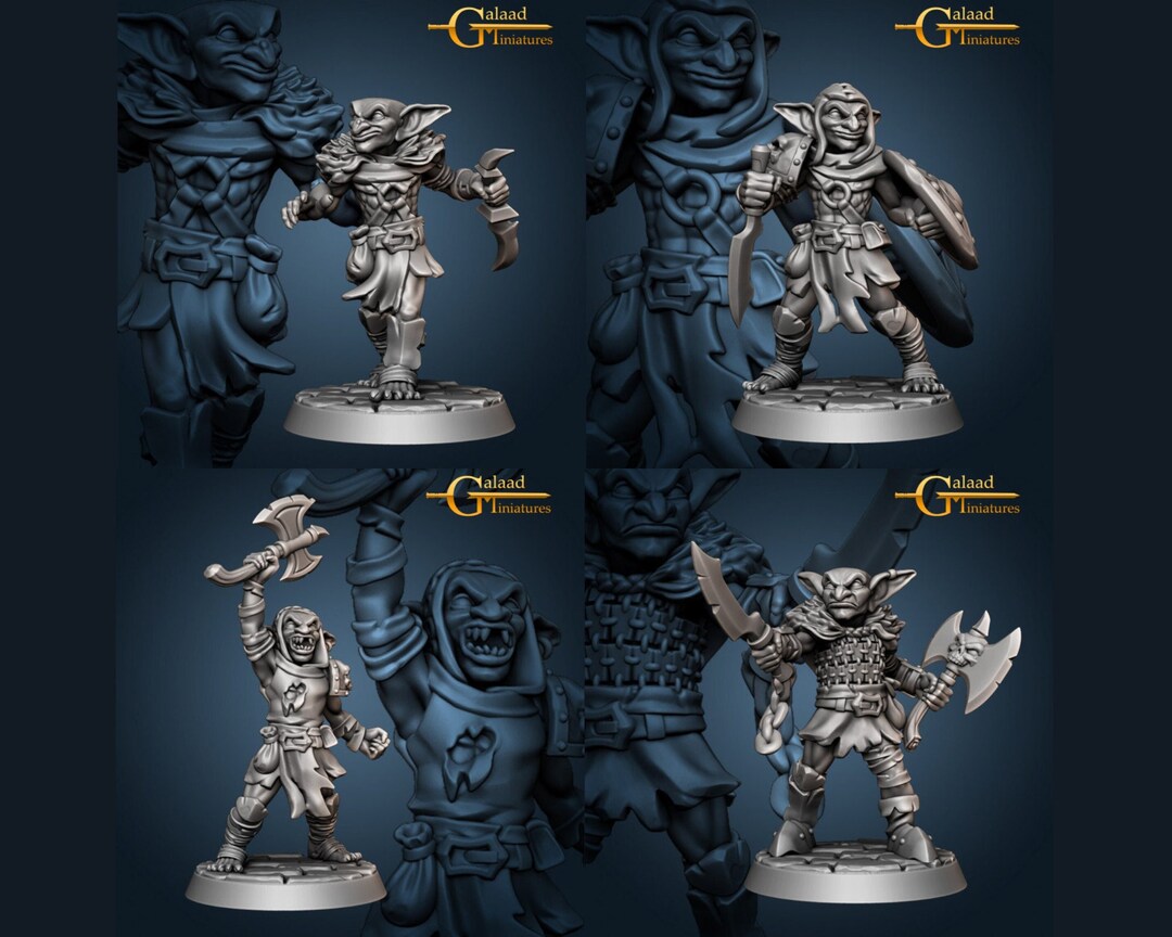 Dnd Goblin Rogue/fighter Unpainted Miniature - Etsy Dnd Goblin Rogue/fighter Unpainted Miniature - Etsy