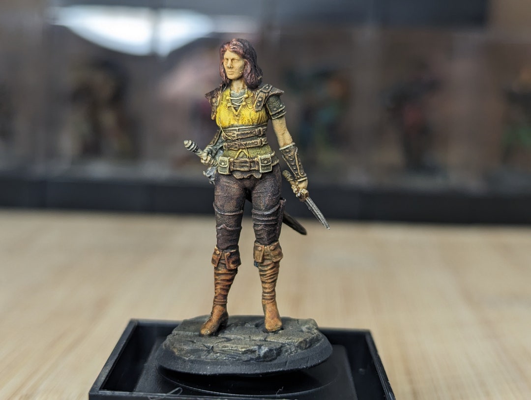Dnd Female Human Ranger Rogue Fighter Painted Miniature - Etsy