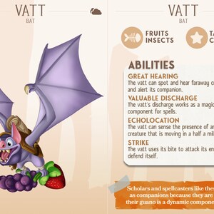 Dnd Bird Companion | Vatt | the Bat Unpainted Miniature - Etsy