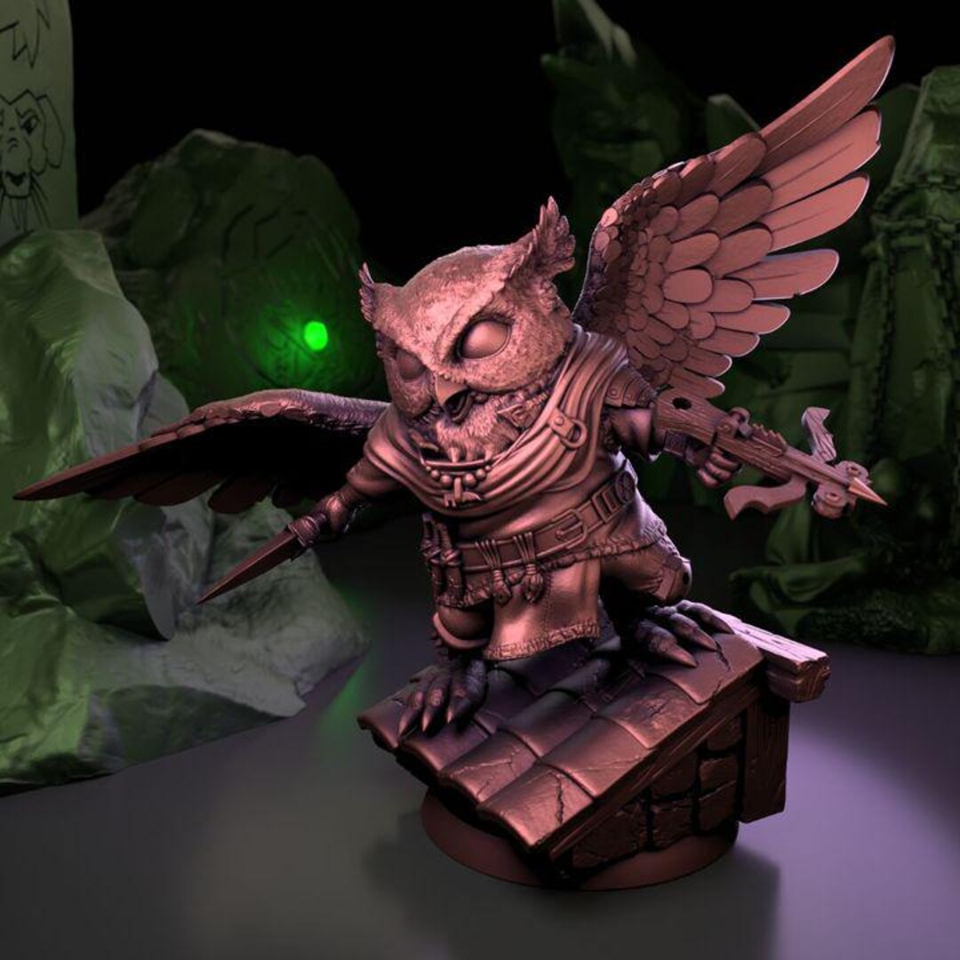 Dnd | TTRPG | Pathfinder - Owliver - Owlfolk - Owling Rogue | Assassin ...