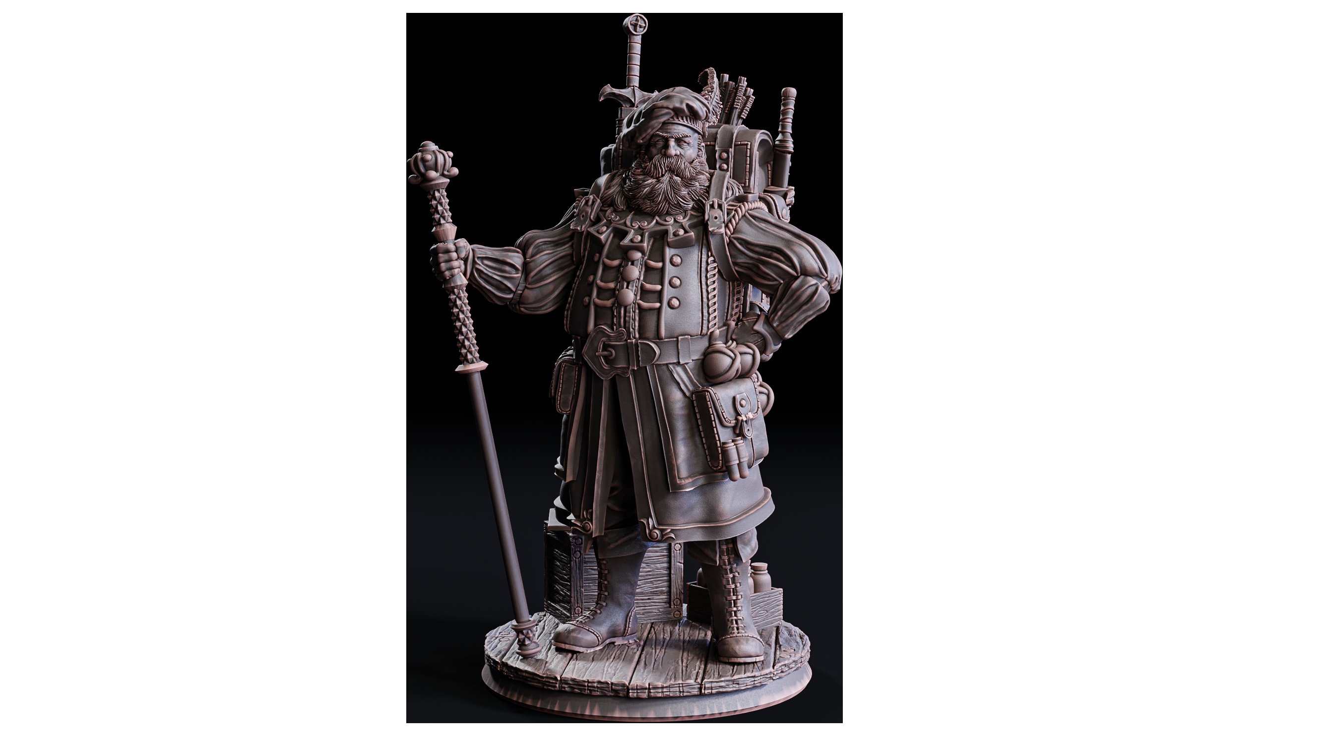 Dnd Male Human Rich Merchant Unpainted Miniature - Etsy