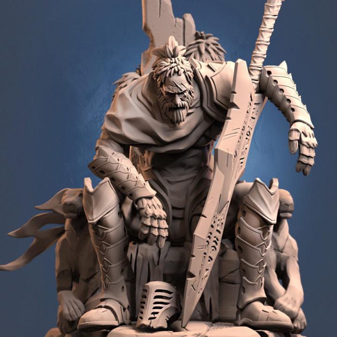 Dnd - TTRPG - Pathfinder Hero - Tsho the Broken King Male Human Paladin ...