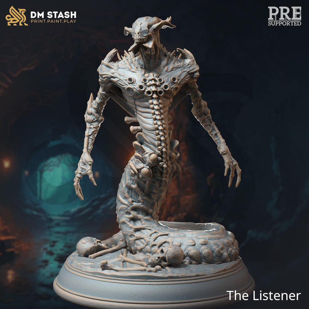 Dnd the Listener - Eldritch Shapeshifter Unpainted Miniature - Etsy