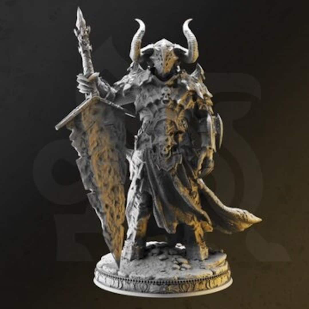 Dnd Devil Unpainted Miniature - Etsy