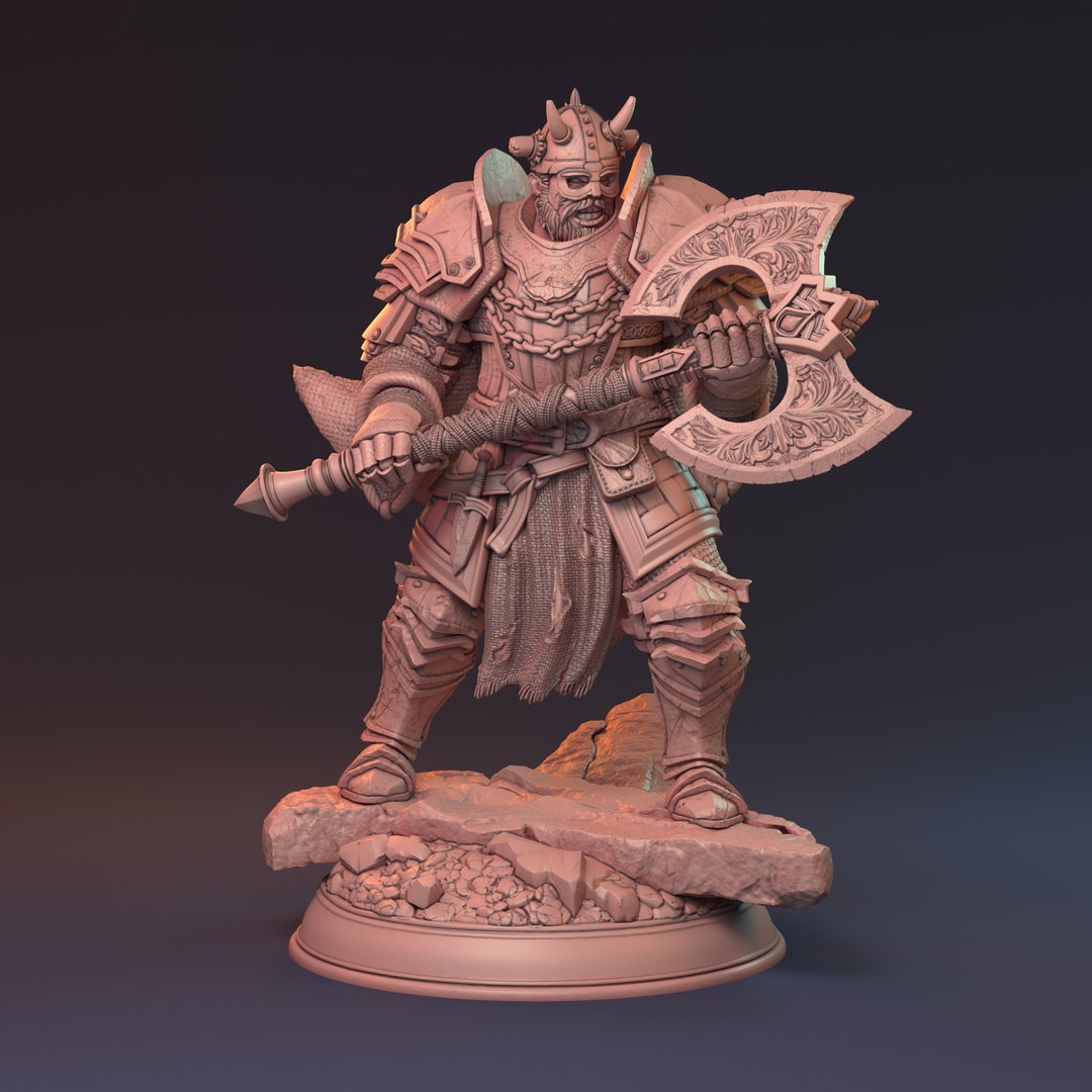 Dnd | Pathfinder | TTRPG Male Human Fighter | Paladin | Cleric ...