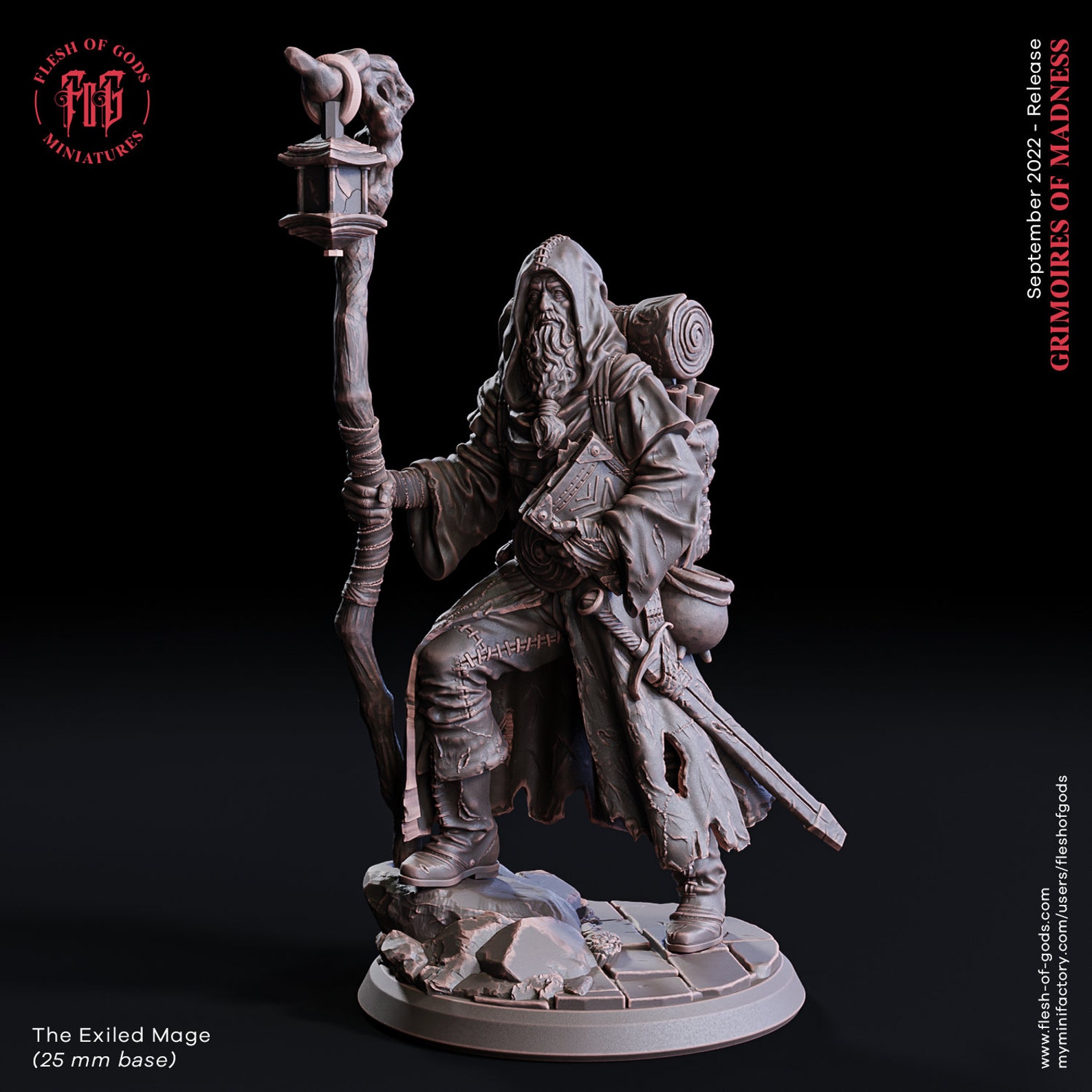 Dnd Human Male Mage - Wizard Unpainted Miniature - Etsy