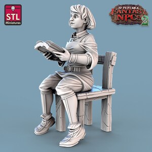 Dnd Student(s) NPC Unpainted Miniature - Etsy