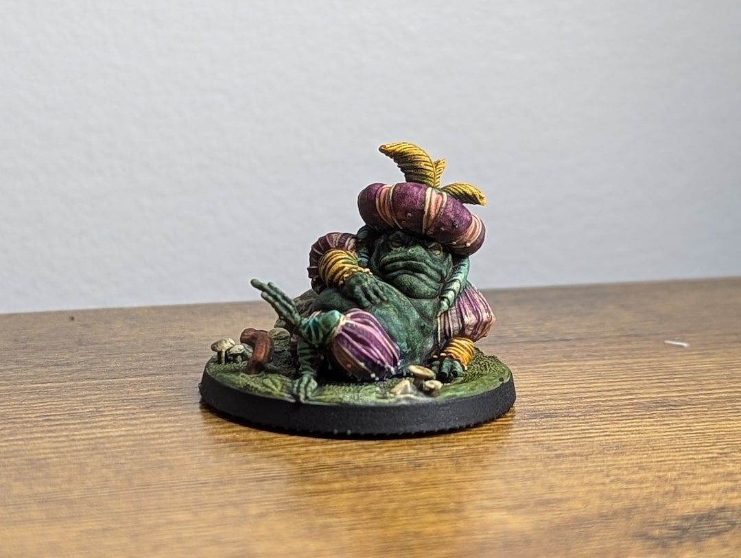 Dnd Pathfinder TTRPG Male Bullywug Grung Bard NPC Noble Painted ...