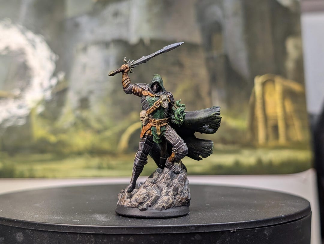 Dnd Pathfinder TTRPG Male Human Masked Assassin Rogue Warlock Fighter ...