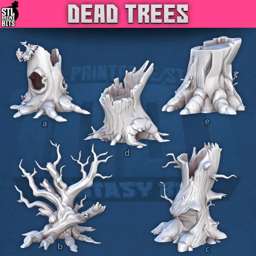 Dnd Dead Trees Unpainted Miniature - Etsy
