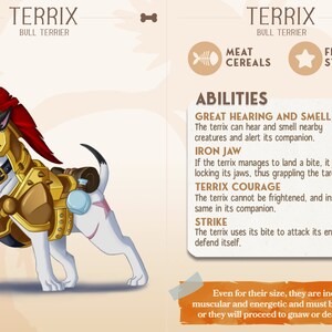 Dnd Dog Companion | Terrix | Bull Terrier Unpainted Miniature - Etsy