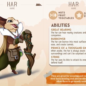 Dnd Burrower Companion | Har | Hare/bunny/rabbit Pets Unpainted ...