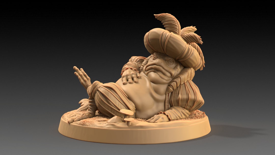 Dnd Pathfinder TTRPG Male Bullywog Bard Fighter Warlock Unpainted ...