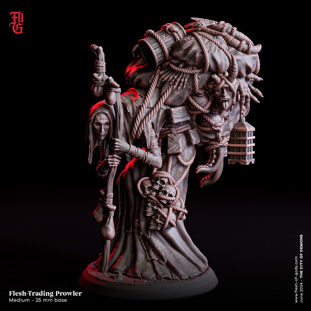 Dnd | Pathfinder | TTRPG NPC - Flesh-trading Prowler | Trader ...