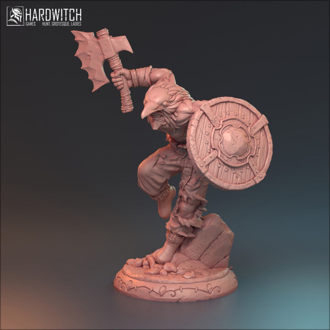 Dnd Pathfinder TTRPG Male Human Rogue Ranger Fighter Unpainted ...