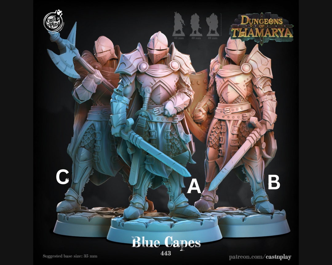 Dnd Male Guard Unpainted Miniature - Etsy