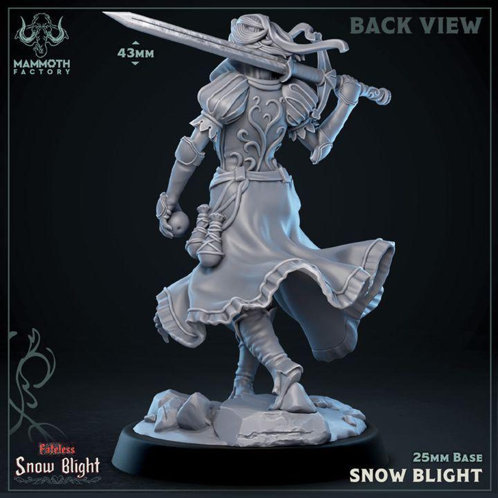 Dnd | Pathfinder | TTRPG Snow Blight Female Human Fighter | Ranger ...