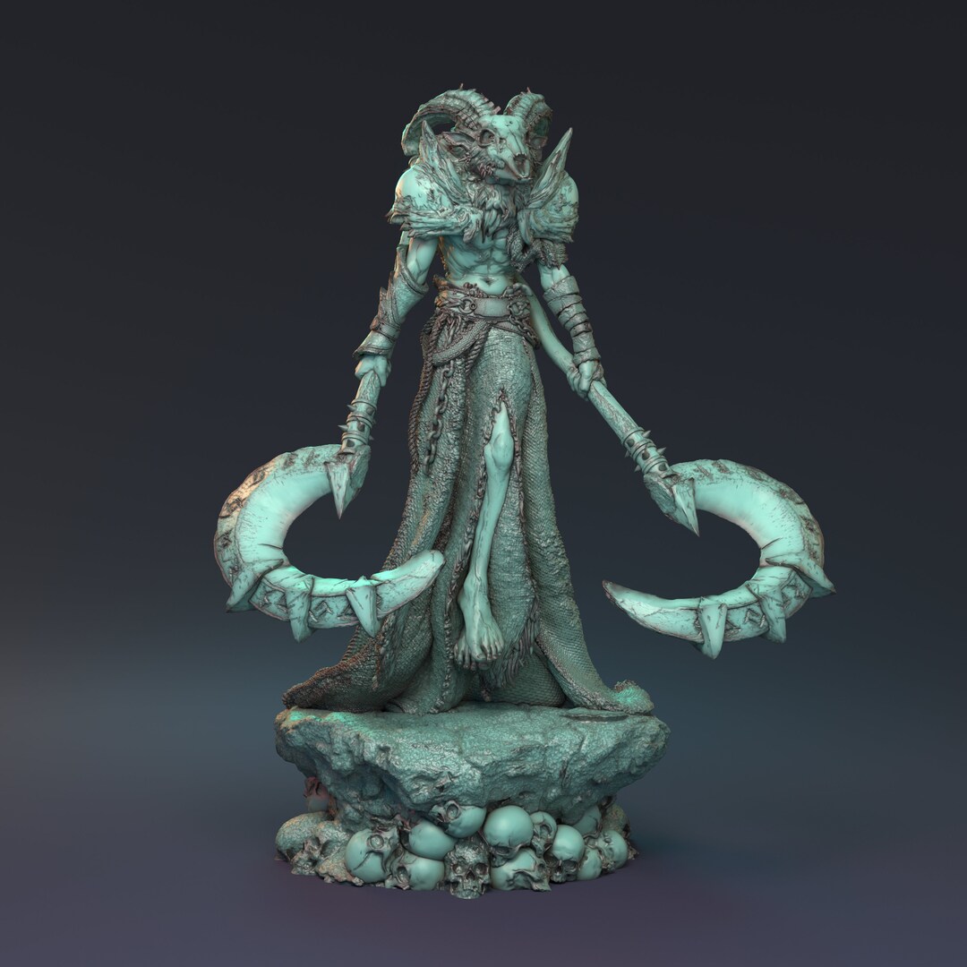 Dnd | Pathfinder | TTRPG Undead Soldier | Wendigo Humanoid Unpainted ...