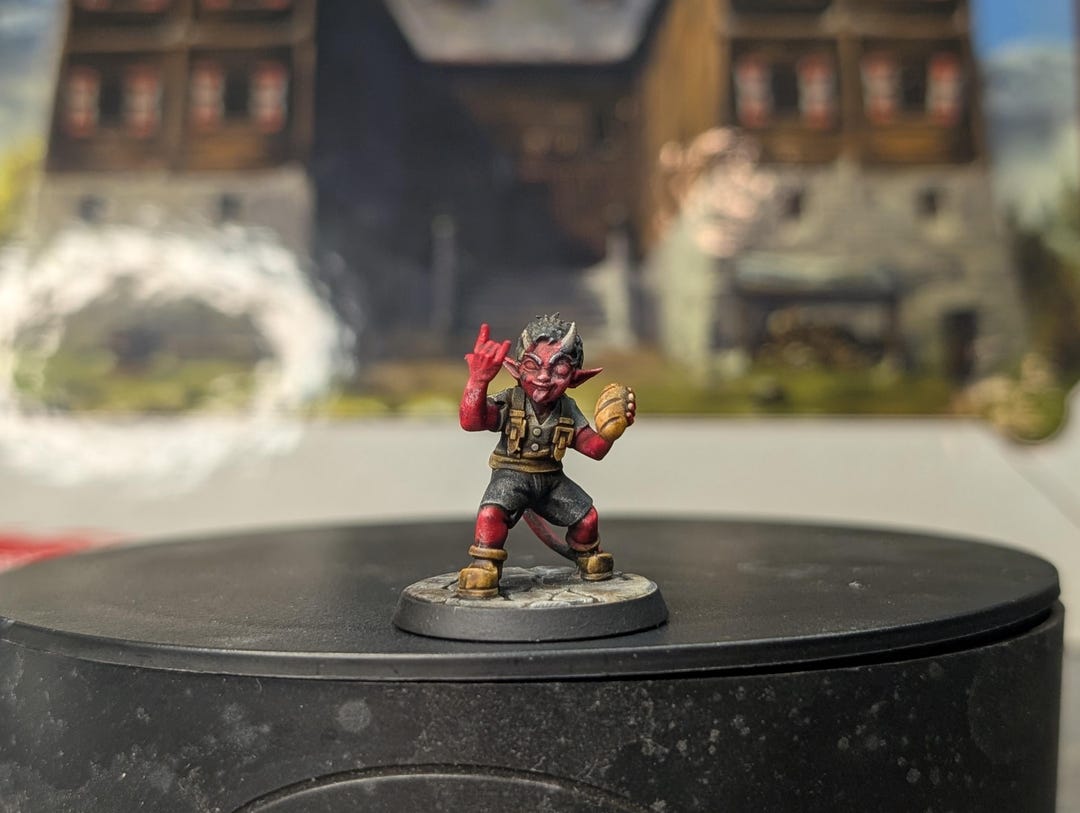 Dnd Pathfinder TTRPG Male Tiefling Child Orphan Urchin Painted ...