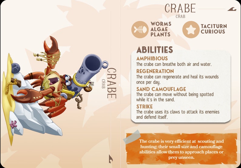 Dnd Giant Crab Companion | Crabe | Swimmer Pets Unpainted Miniature - Etsy