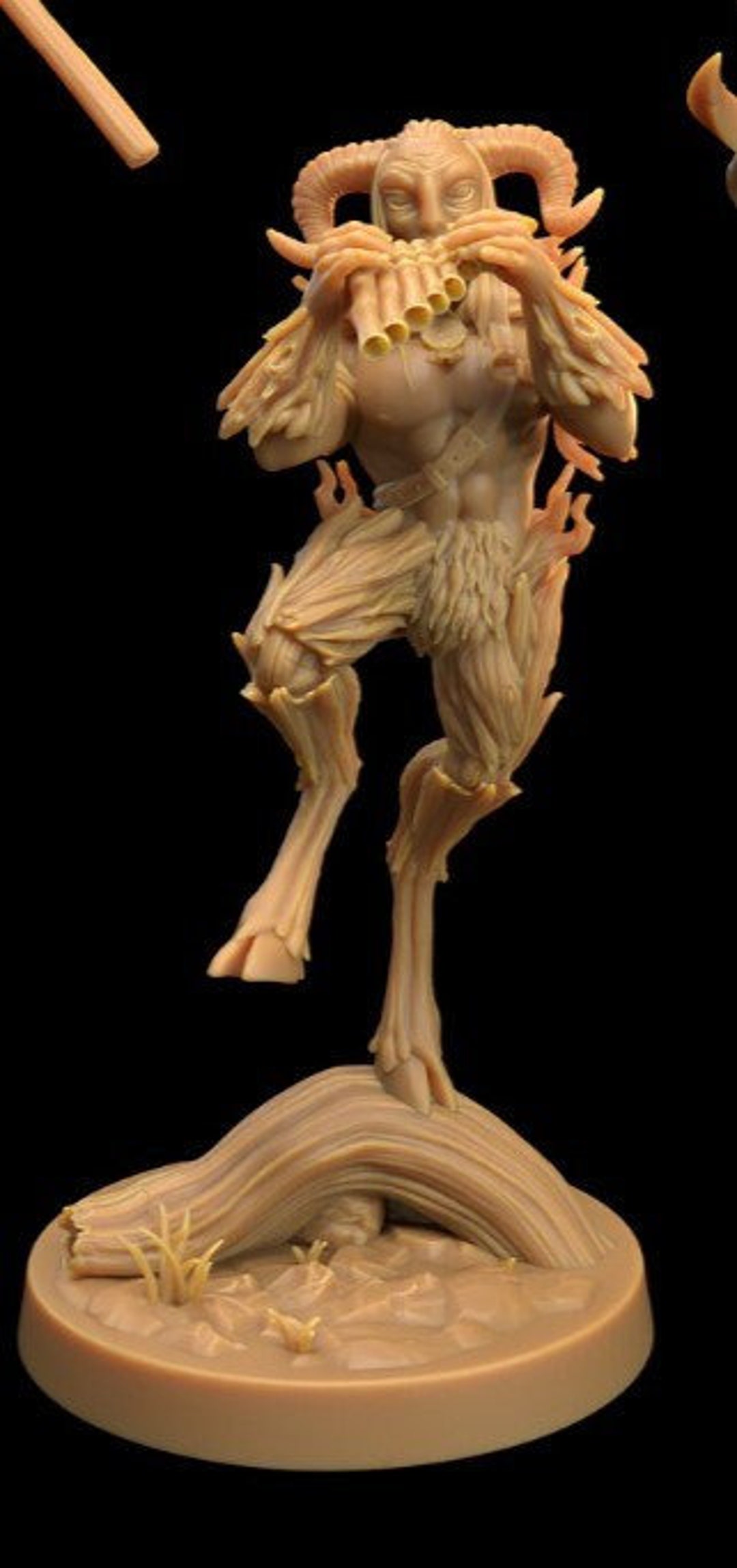 Dnd Pathfinder TTRPG Male Satyr Bard Unpainted Miniature - Etsy