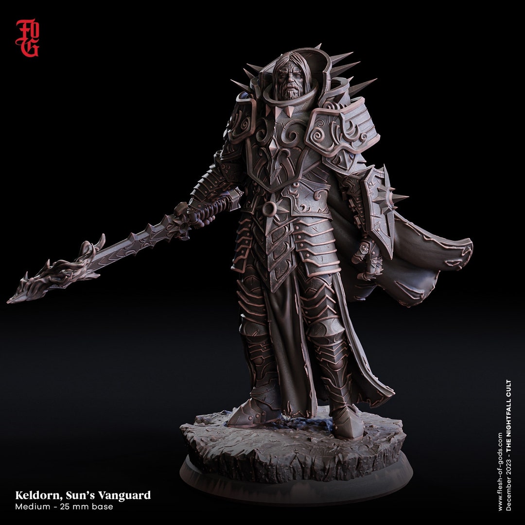 Dnd | Pathfinder | TTRPG Hero - Keldorn, Sun's Vanguard Male Human ...