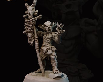 Goblin Shaman Resin Miniature Dnd Dungeons & Dragons - Etsy