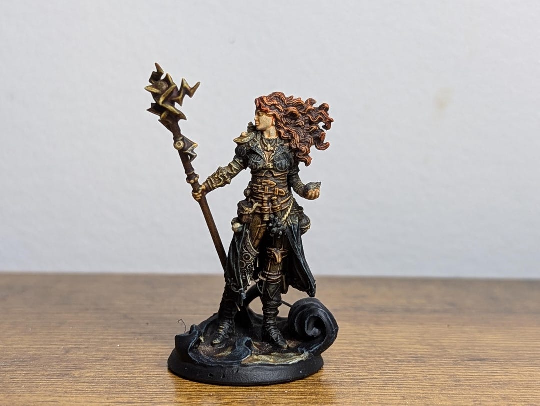 Dnd Hero Tasha, Human Female Artificer/sorcerer Painted Miniature - Etsy