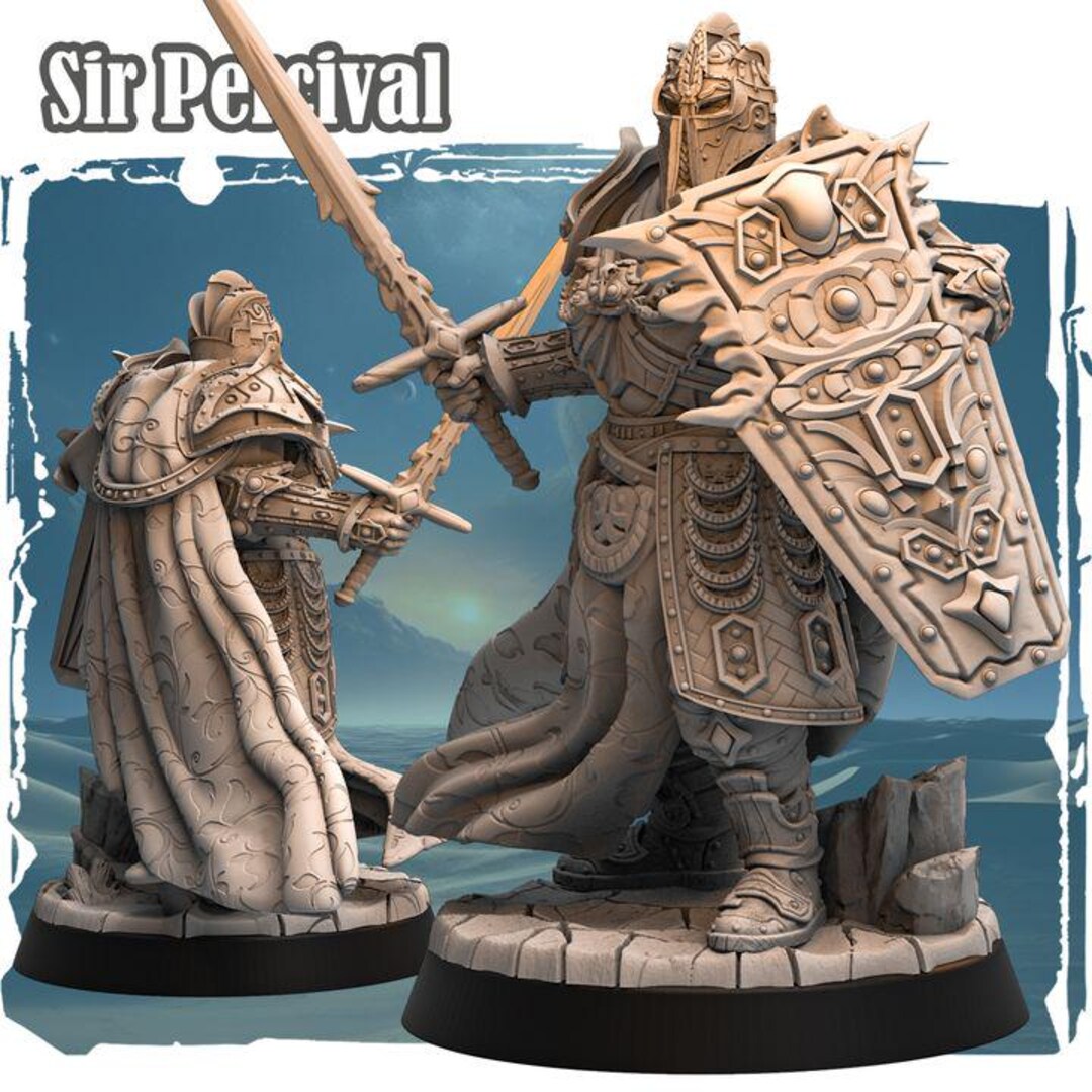 Dnd - TTRPG - Pathfinder Hero - Sir Percival Human Male Paladin ...